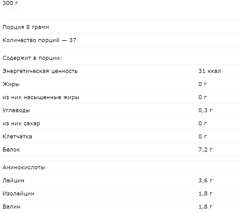 BCAA 2:1:1 от VPLab (300 гр) — Axilles.by